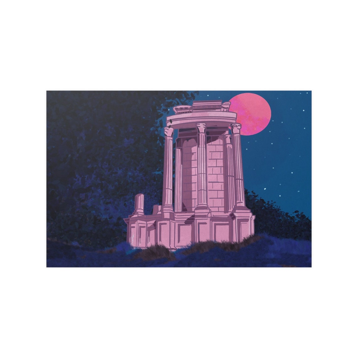 Temple of Vesta, Roman Goddess Art Print, Vesta Art Print, Roman Myth ...