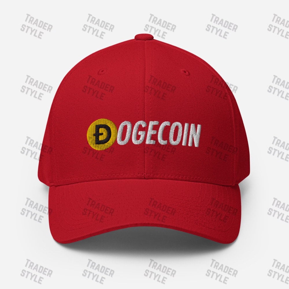 Dogecoin Bull Baseball Cap Doge Coin Crypto Cryptocurrency Trader Gift ...