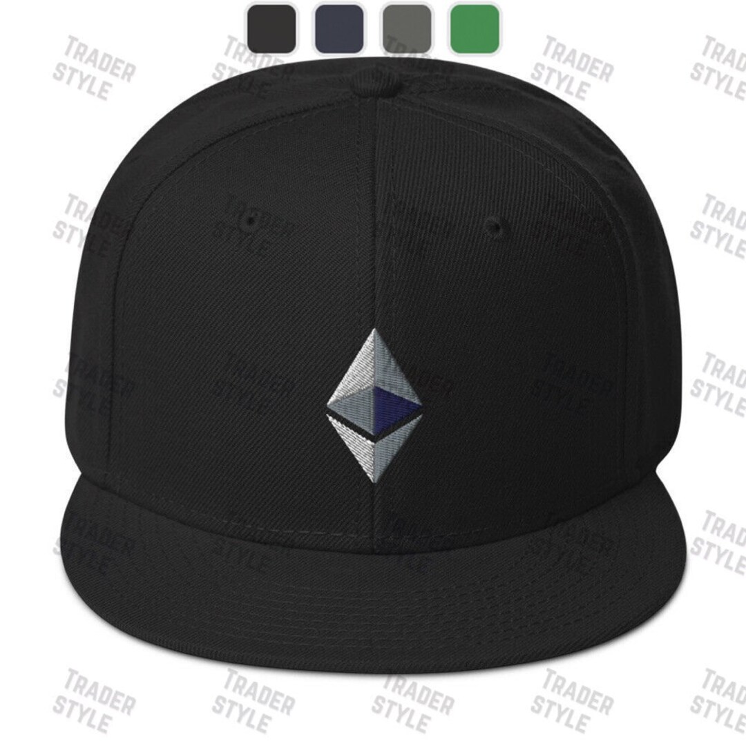 ETH Snapback Cap ETH Crypto Trading Trader Gift Embroidery Hat - Etsy