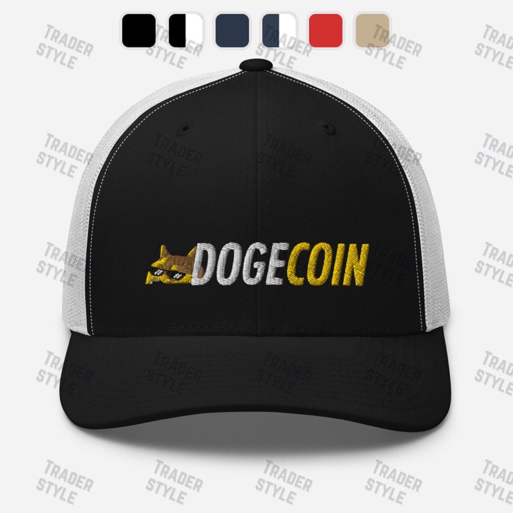 Dogecoin Thug Sunglasses Trucker Cap Doge Coin Crypto Cryptocurrency ...