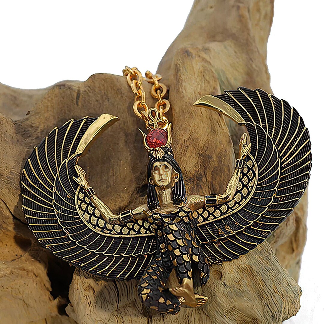 Isis Necklace: Illuminating the Essence of the Birthing Goddess in ...