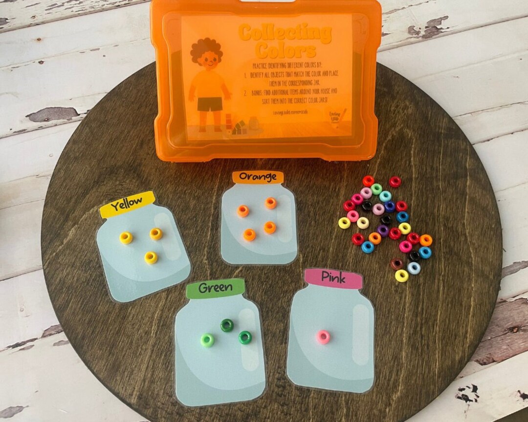Collecting Colors Activity Box, Sorting, Counting Collections, Learning ...