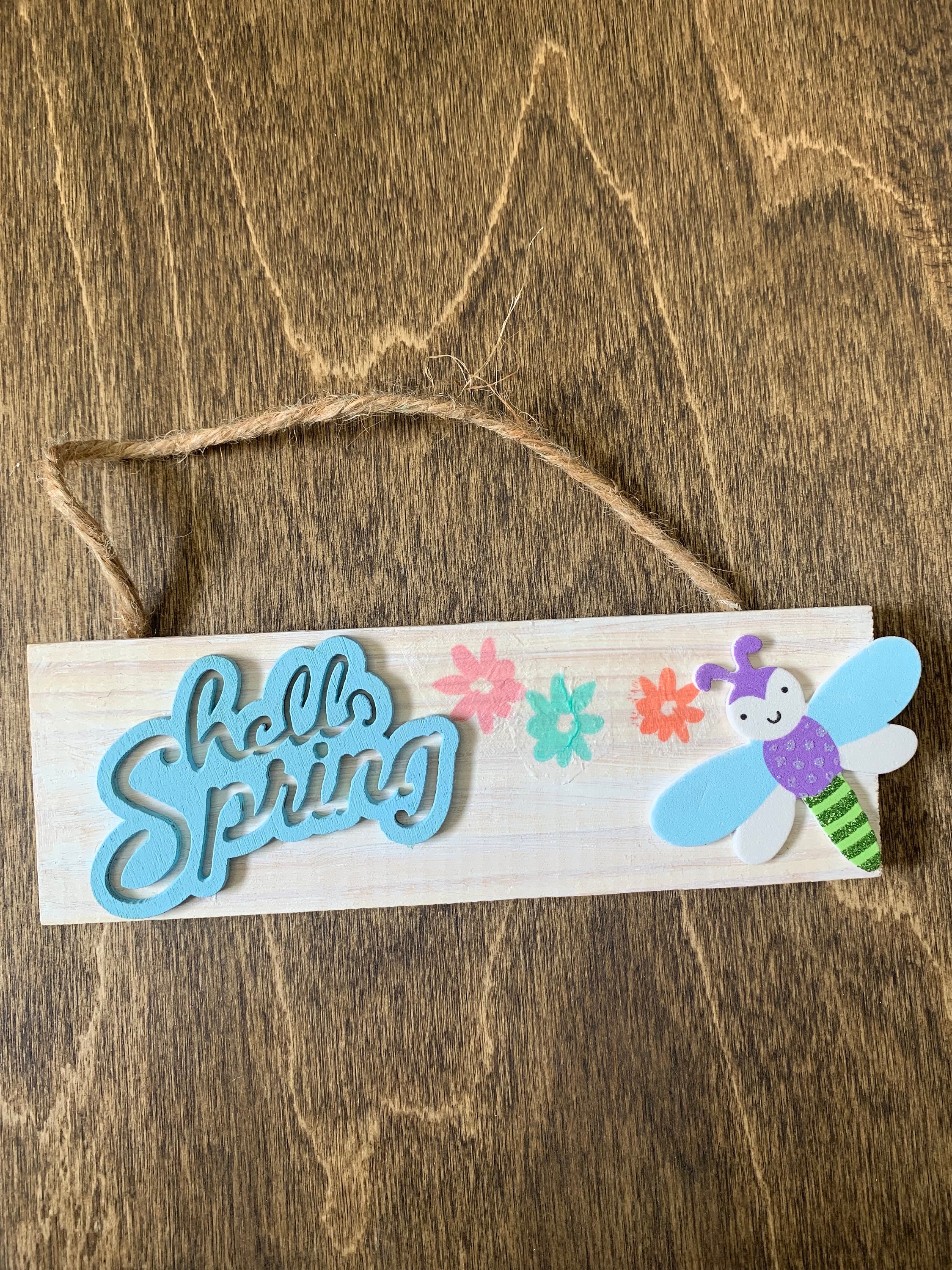 Spring Crafts Kit, Flower Garden, Windsock, Wooden Bracelet - Etsy