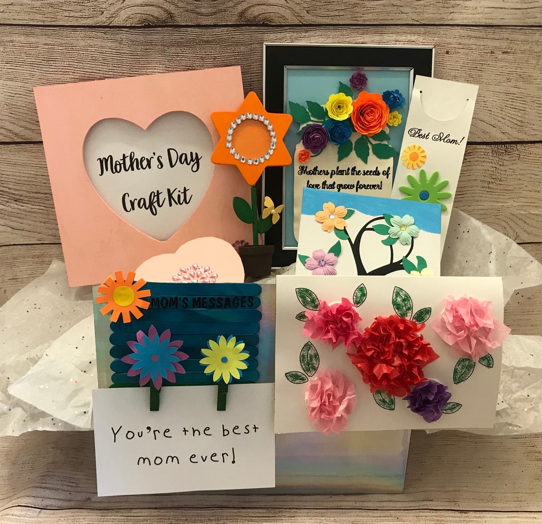 Mother's Day Craft Kit for Kids, Mother's Day Craft Box, Crafts for ...