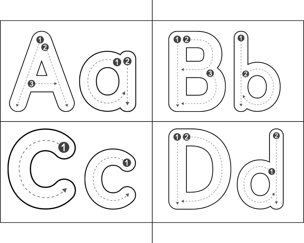 Digital Alphabet Tracing Activity Task Box Kit - Etsy