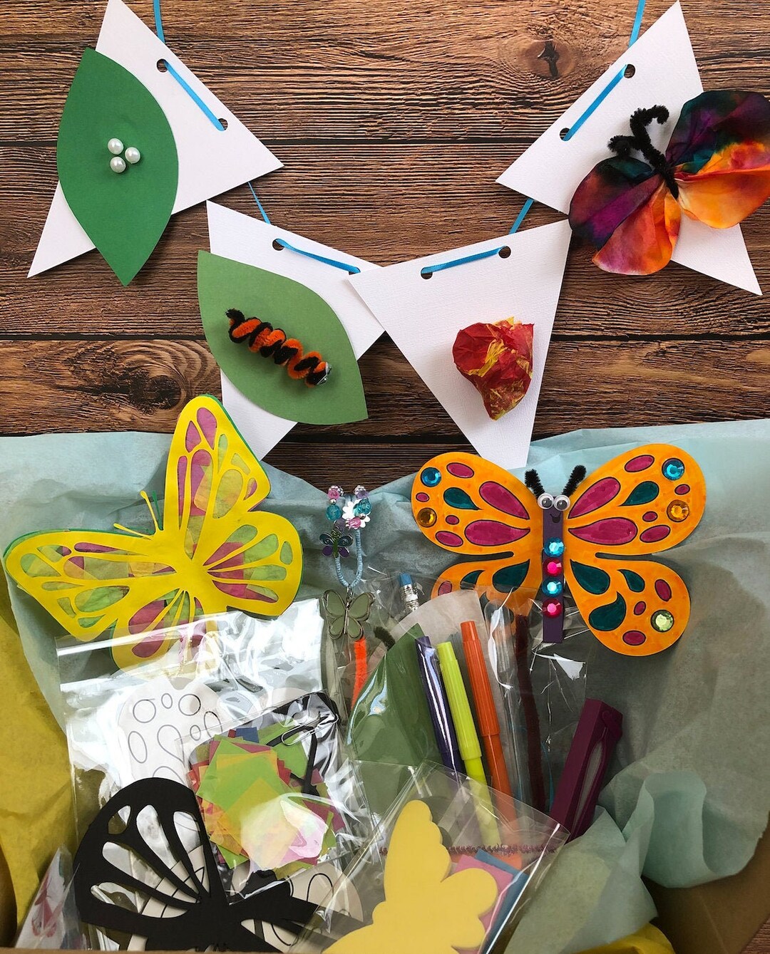 Butter Fly Craft Kit, Butterfly Craft Kit for Kids, Butterfly Craft ...