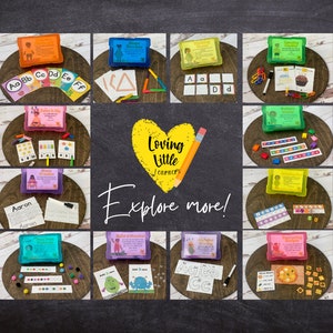 Dancing Dice Numbers Activity Task Box Kit, Preschool, Learning Kits ...