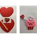Valentine's Day Heart Craft, Valentine Paper Heart Crafts, Valentine ...