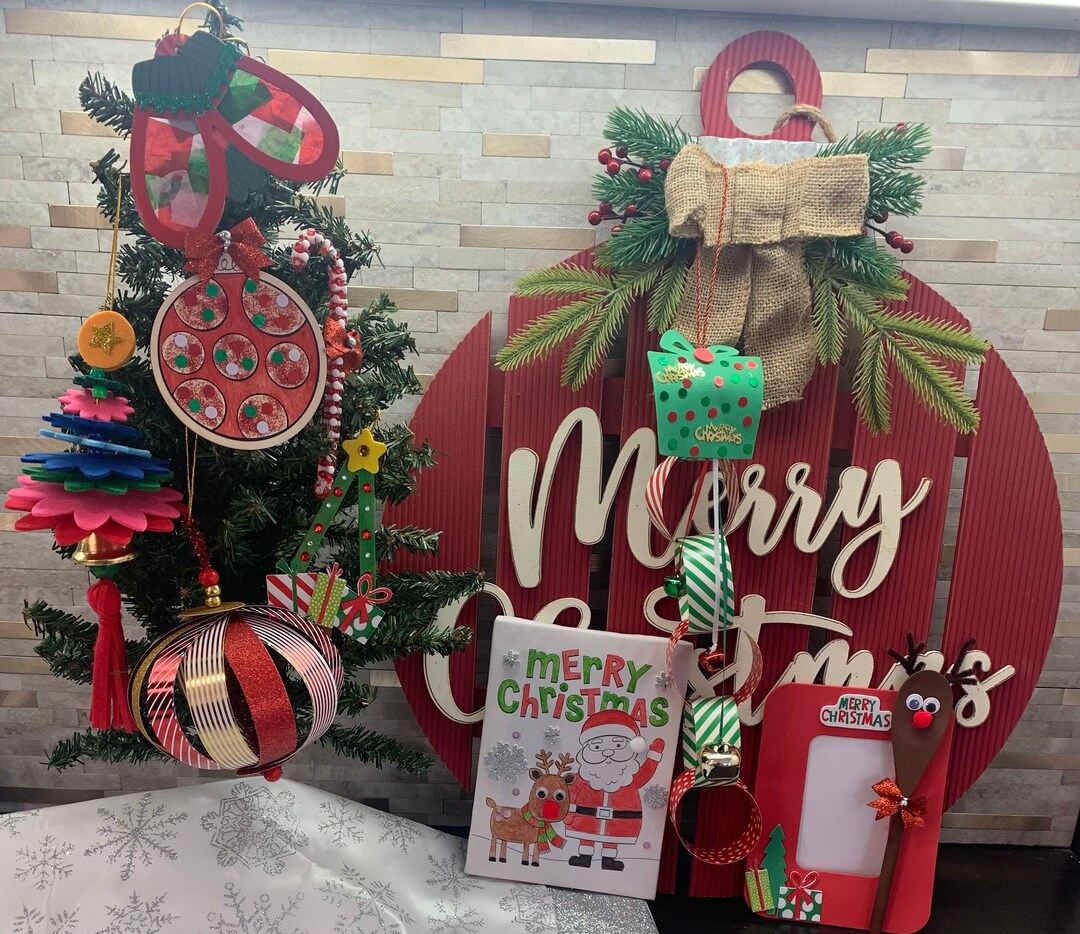 Christmas Craft Kit, Holiday Crafts, Holiday Craft Kit, Ornament Crafts ...