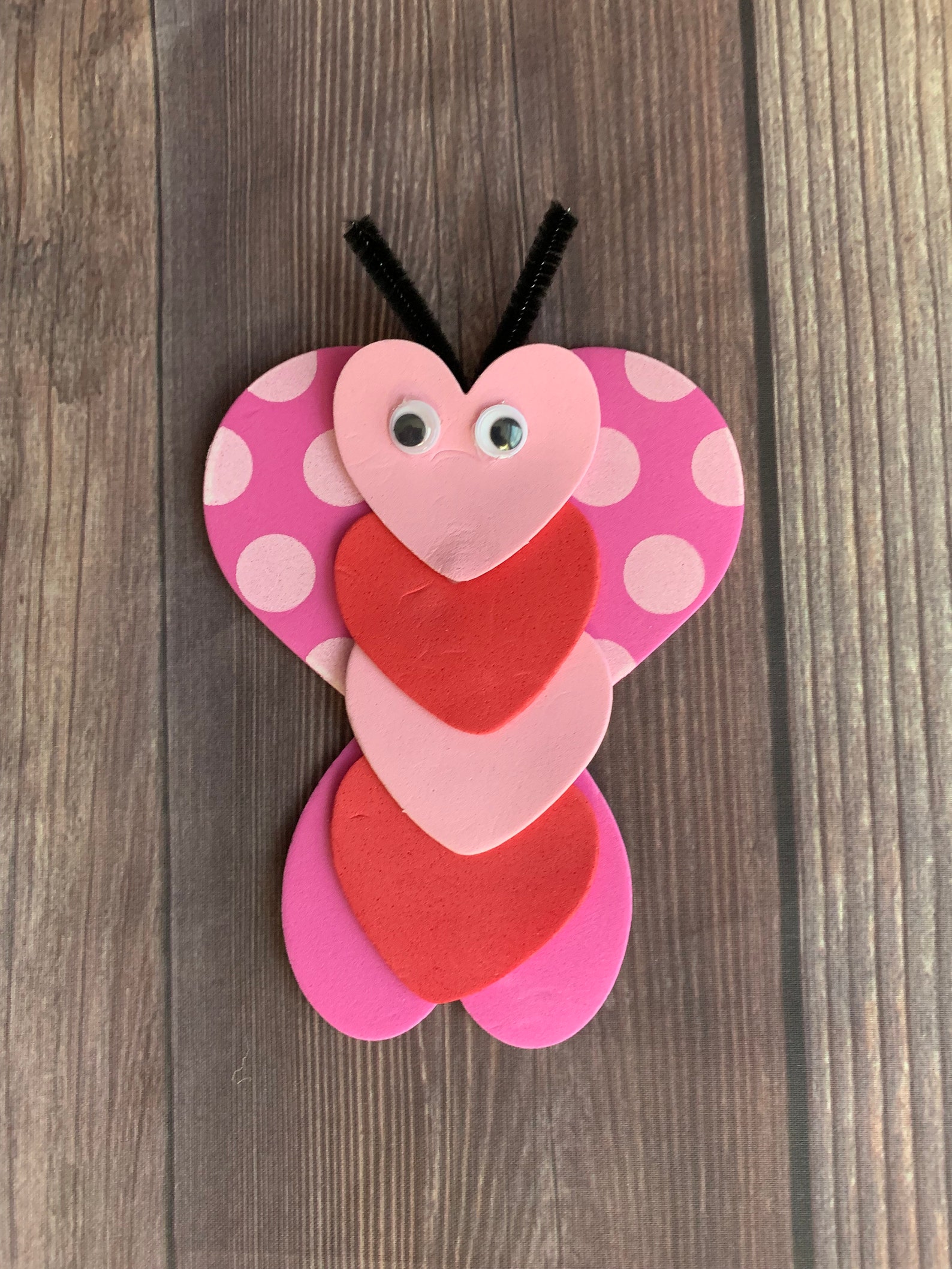 Valentine's Day Heart Craft, Valentine Paper Heart Crafts, Valentine ...