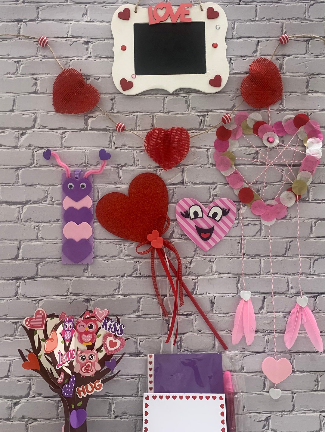 Valentine's Day Craft Kit, Valentine Activity Box, Valentine's Craft ...