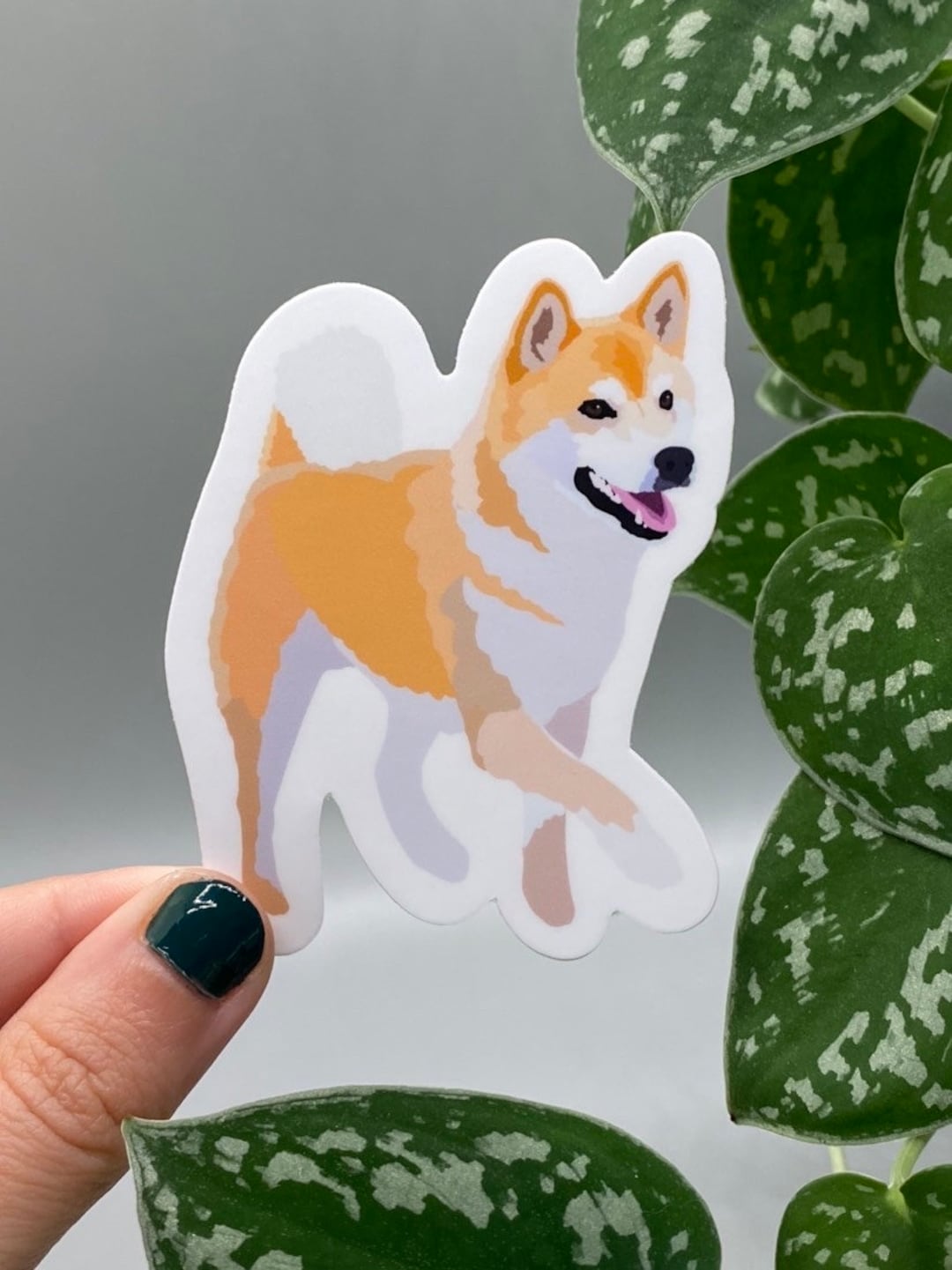 Vinyl Shiba-inu Dog Sticker Mame Japanese Brushwood Dog Parent Shibe ...