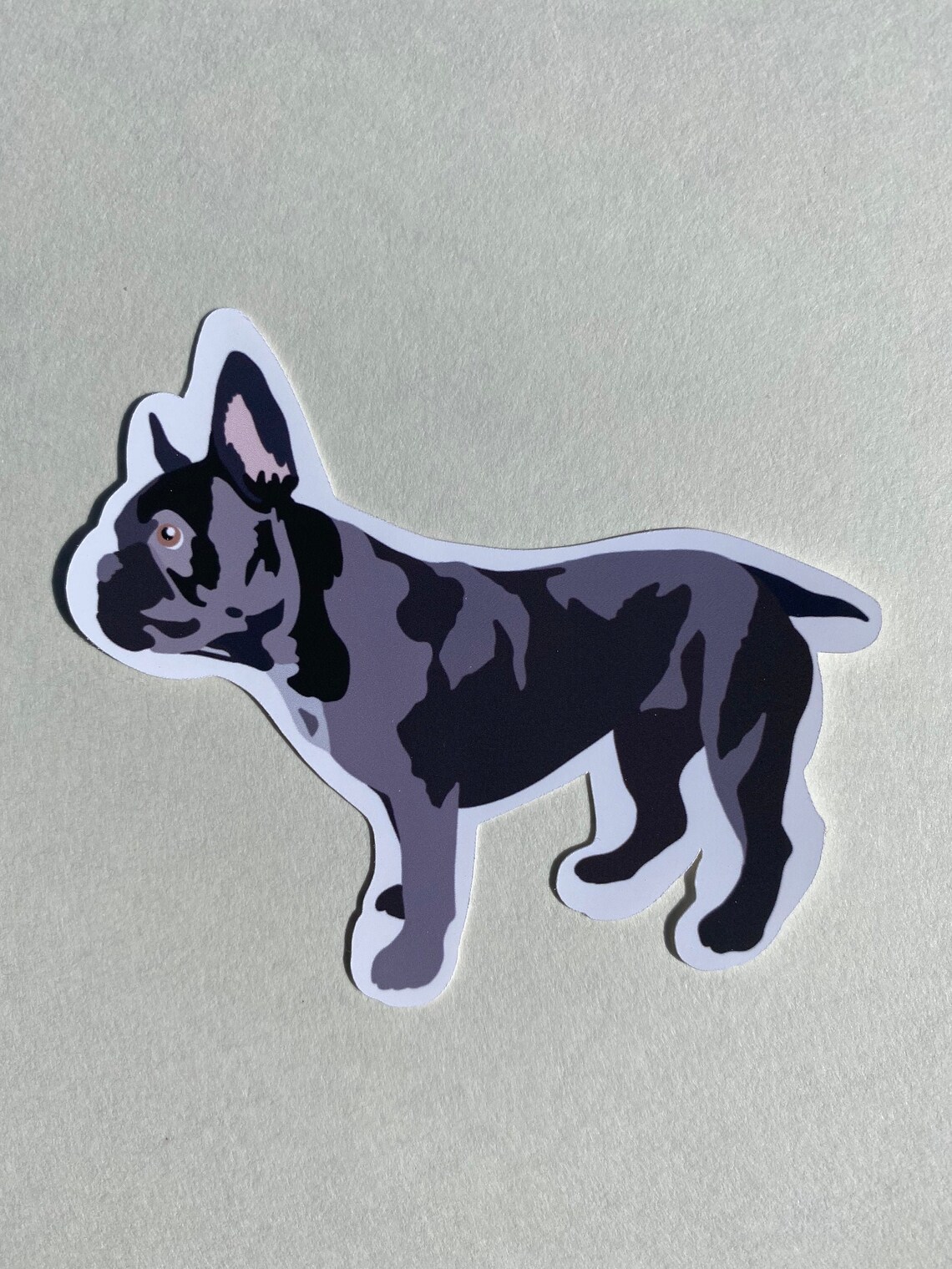 Cute Grey French Bulldog Sticker Bullet Journaling Planner | Etsy