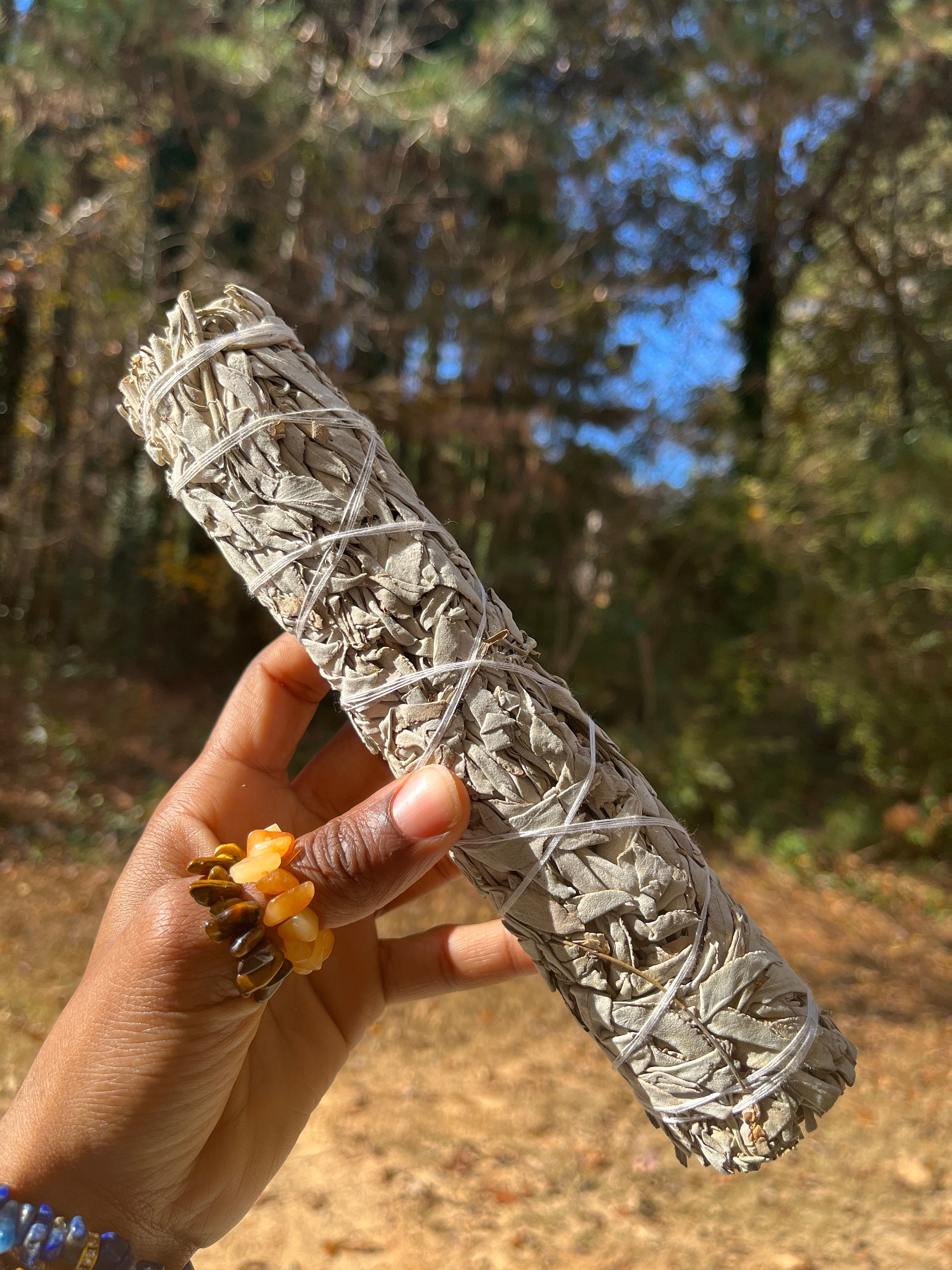 Large Organic White Sage Smudge Stick - Etsy