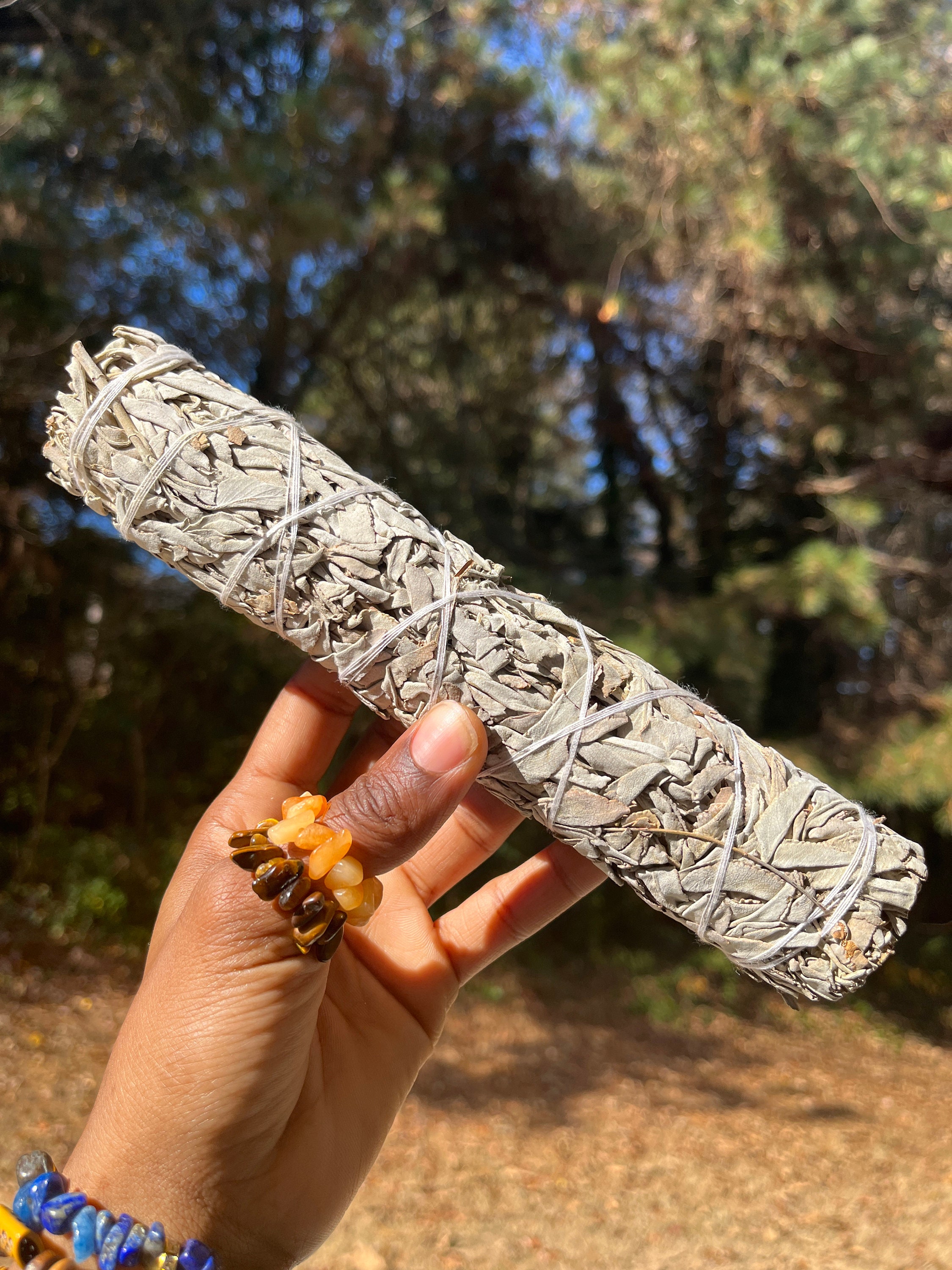 Large Organic White Sage Smudge Stick - Etsy
