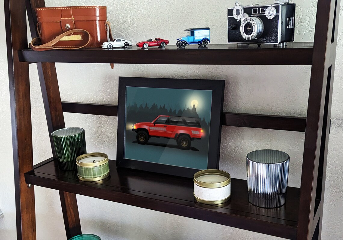 Toyota 4runner, 4 Runner 4x4, Printable Wall Art, Offroad Truck, Boys ...