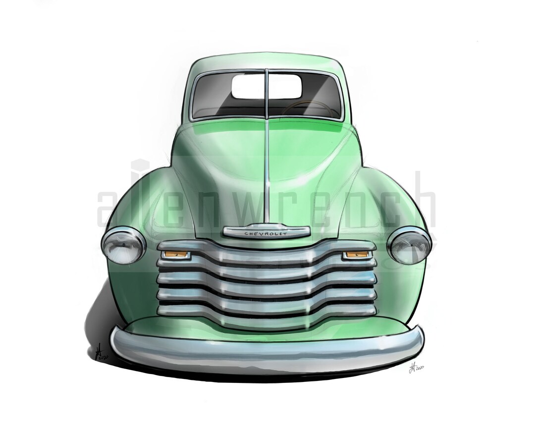 Chevrolet 3100, Digital Download, Printable Wall Art, Vintage Truck ...