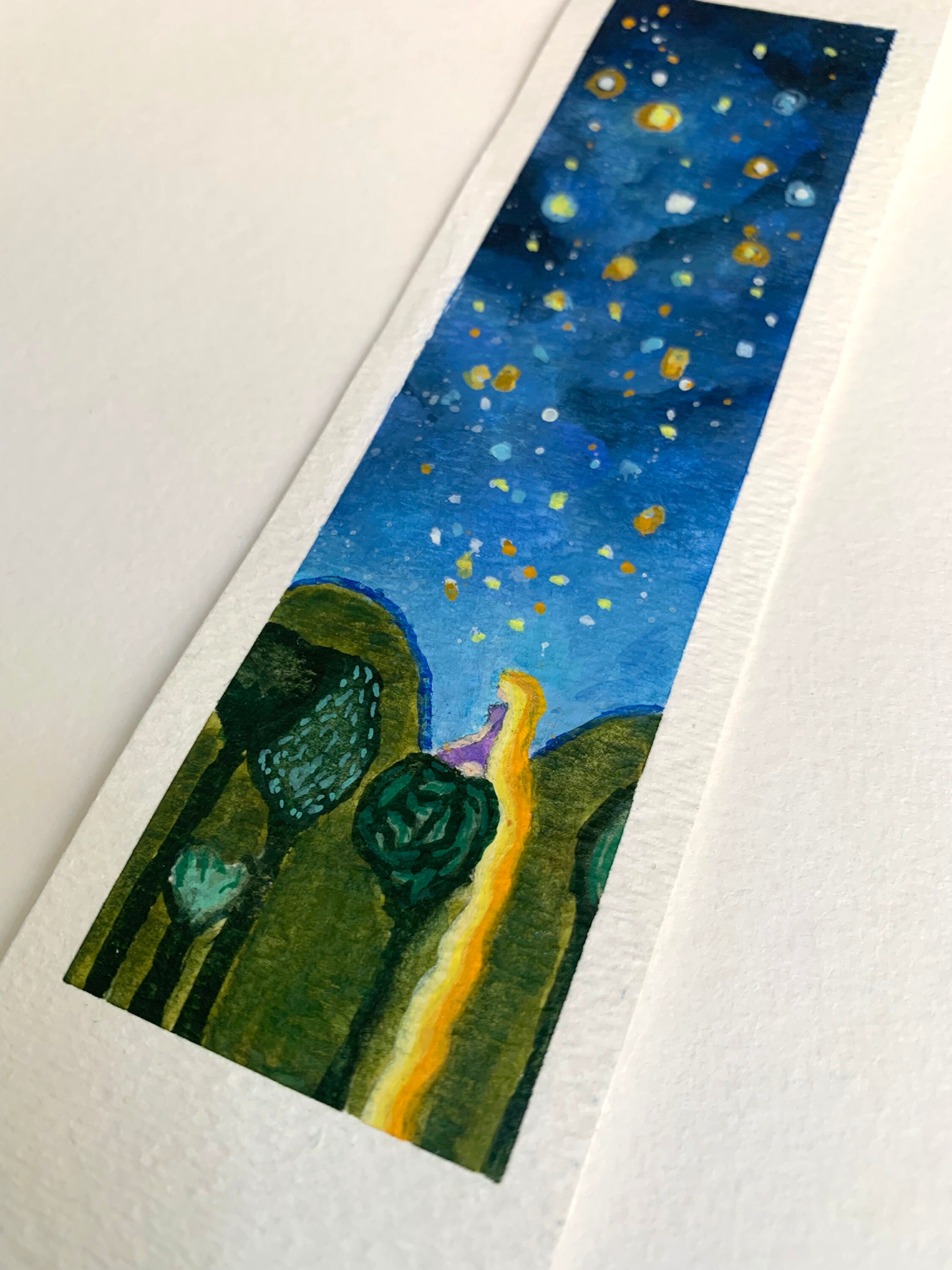 CUSTOMIZABLE Handmade Bookmark Disney Tangled Rapunzel - Etsy