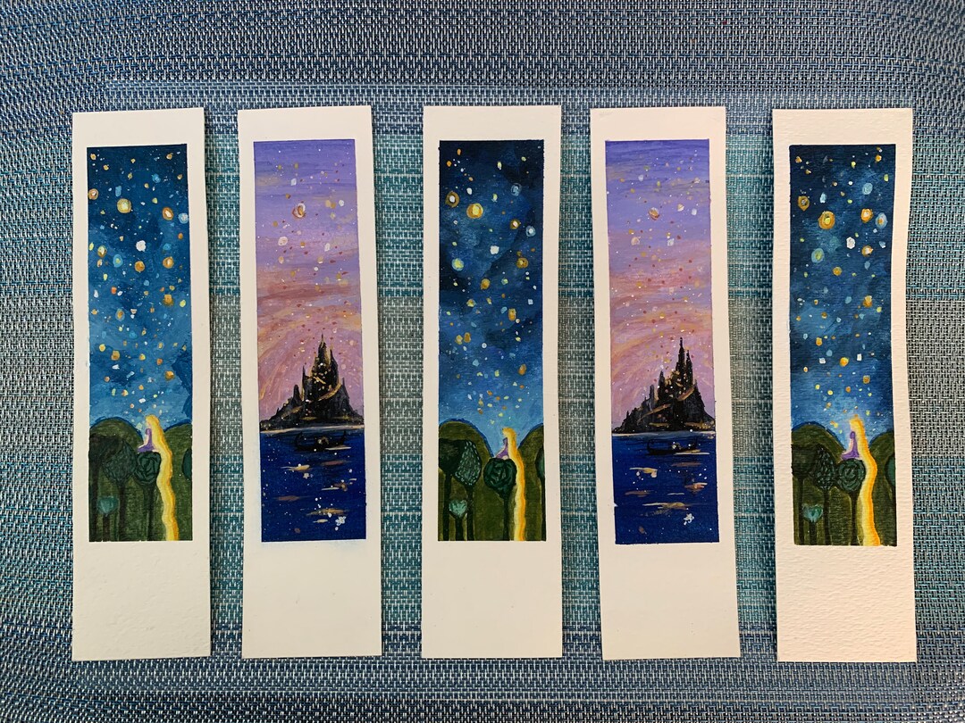 CUSTOMIZABLE Handmade Bookmark | Disney | Tangled | Rapunzel | Lantern ...