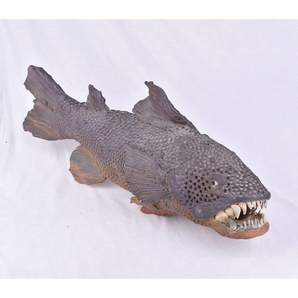 Clay Fish Sculpture - Etsy