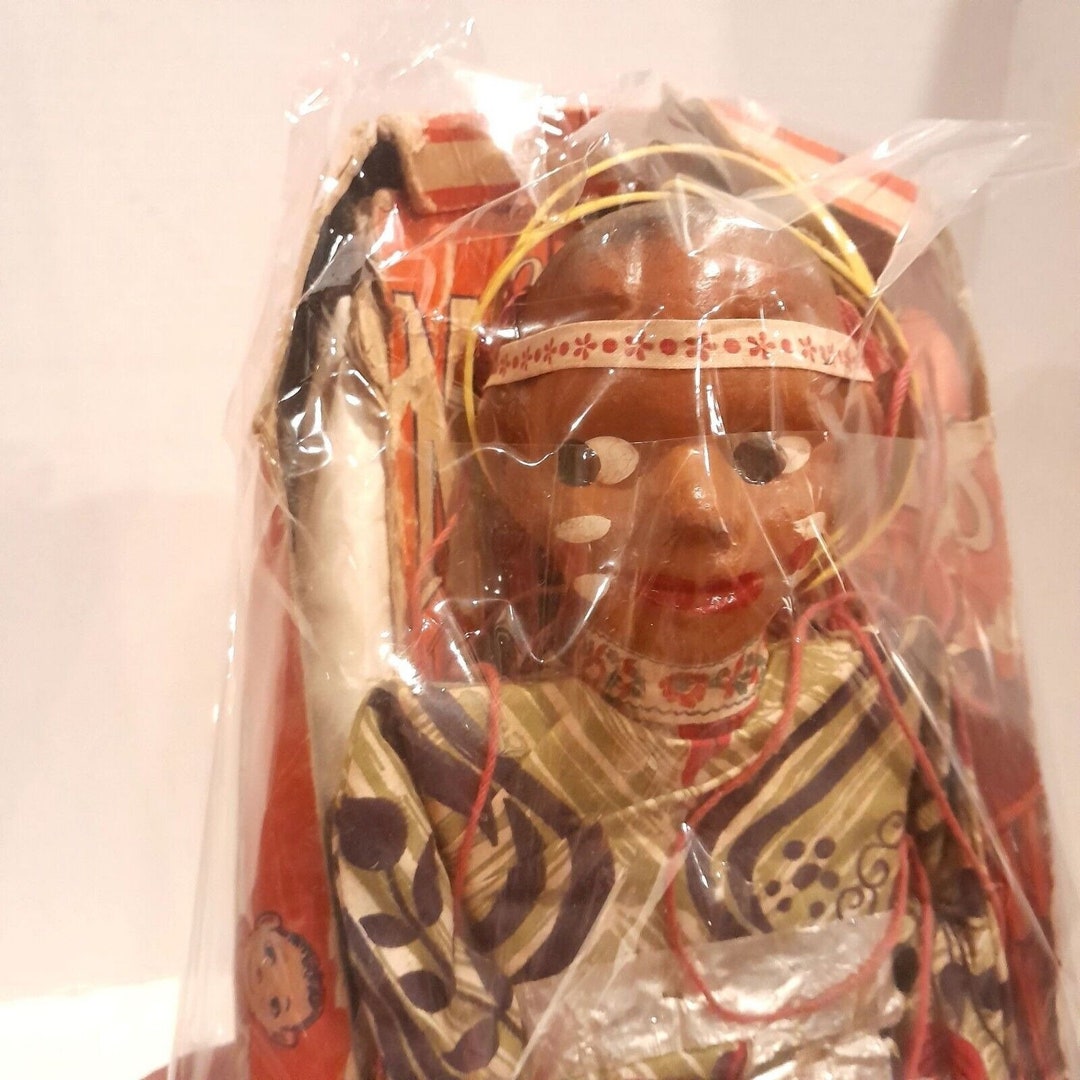 VTG NOS Native American String Puppet Marionette the - Etsy