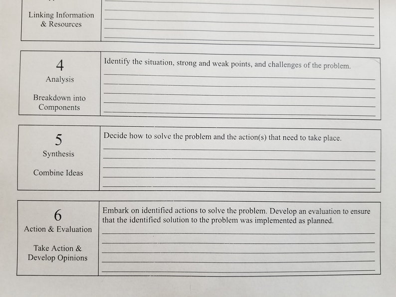 Critical Thinking Digital Printable - Etsy