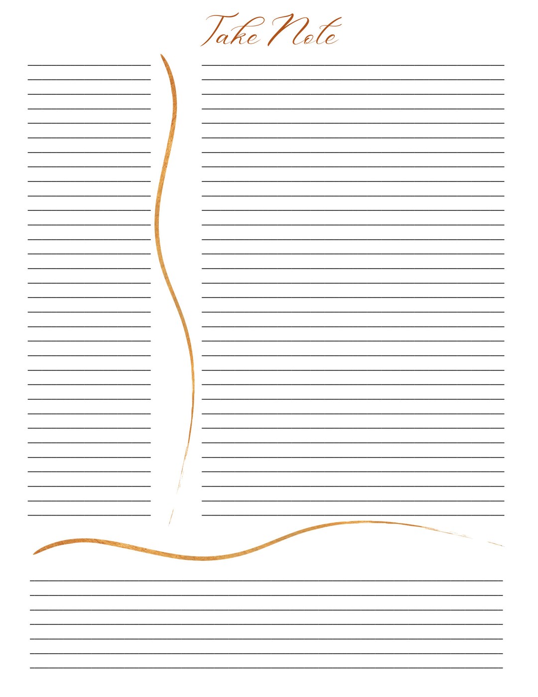 Cornell Notes Digital Printable - Etsy