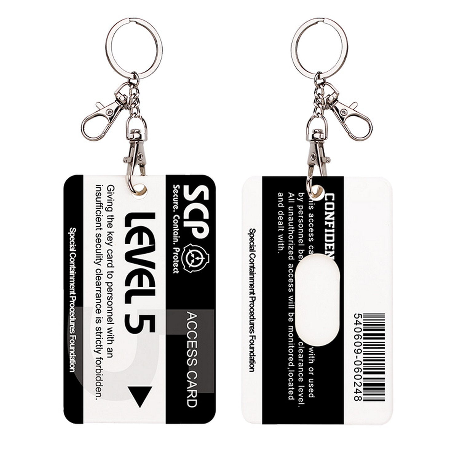 SCP Foundation Card Cover SCP Foundation Keychain - Etsy Australia