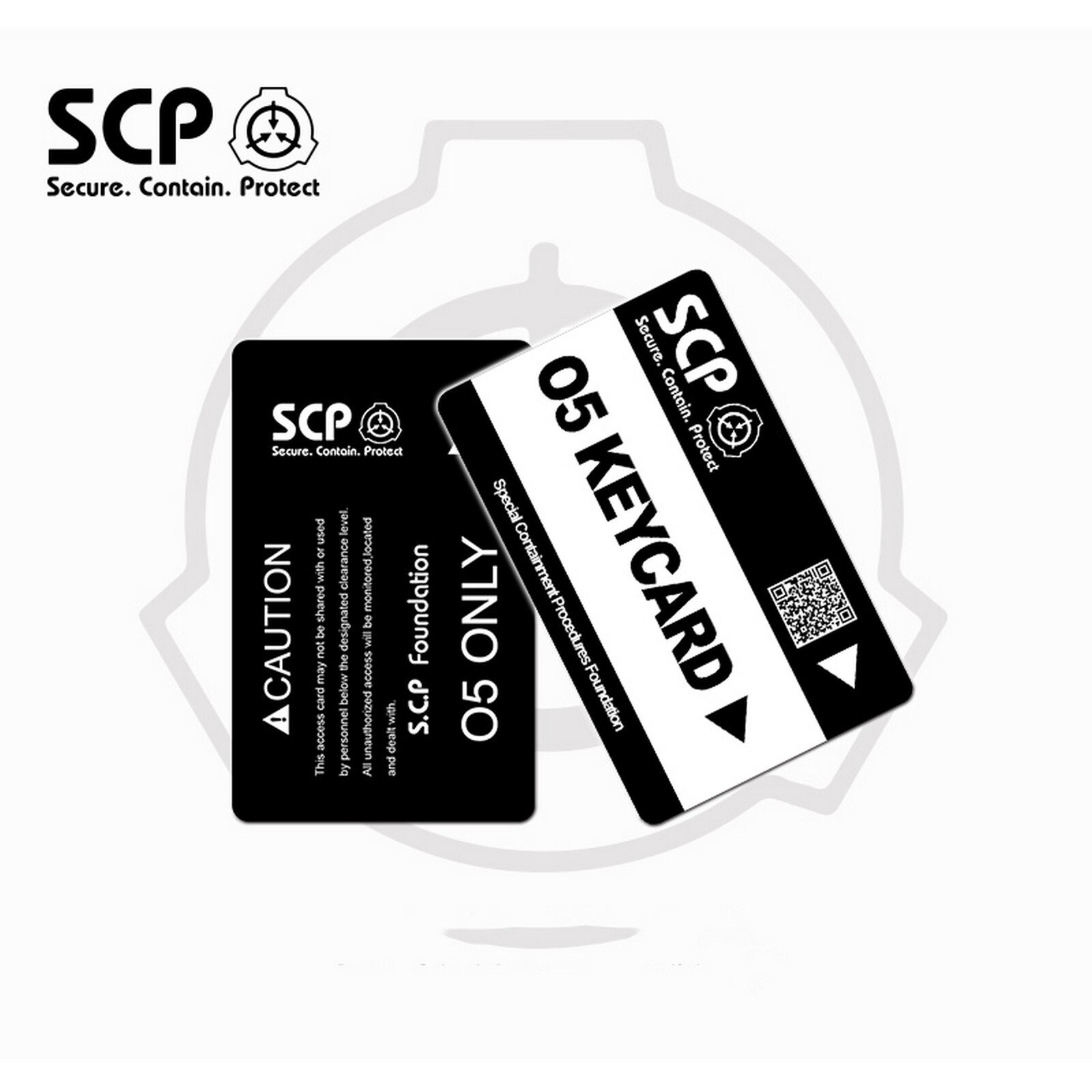 SCP Foundation Secure Access ID Card Sticker SCP Foundation - Etsy Canada