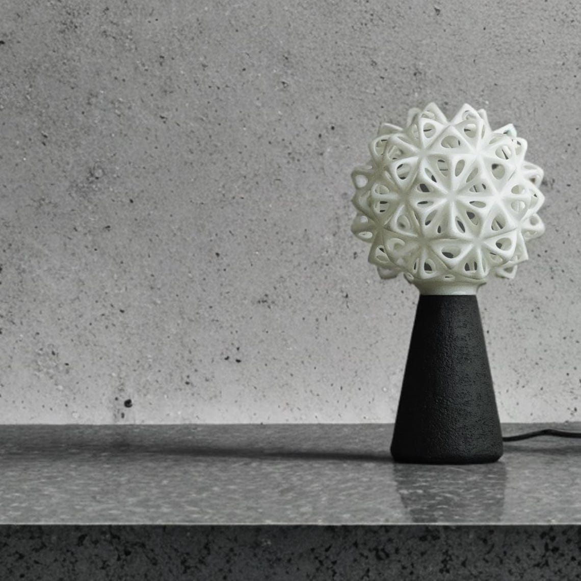 Geostar Lamp Geometric Modern Lighting 3D Printed Lamp Parametric ...