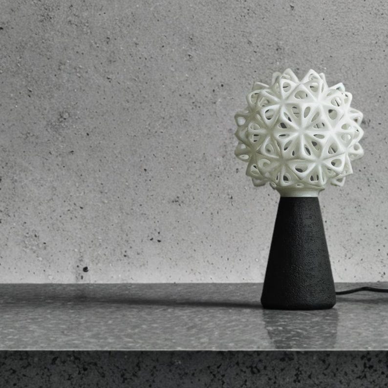Geostar Lamp | Geometric Modern Lighting | 3D Printed Lamp | Parametric ...