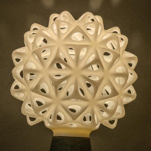 Geostar Lamp | Geometric Modern Lighting | 3D Printed Lamp | Parametric ...