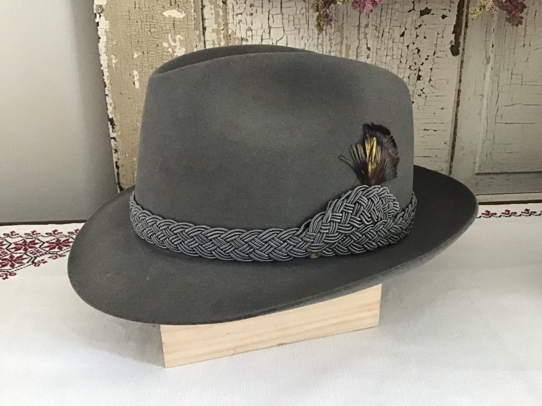 Vintage Stetson Hat- Stetson Key Club- 6 7/8- Grey - Etsy