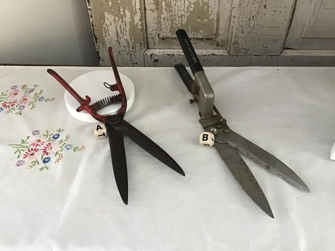 Vintage Grass Clippers/shears- Craftsman Stainless Steel- Wiss USA NO ...