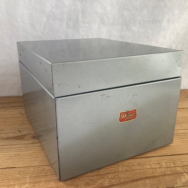 Grey Metal Box - Etsy