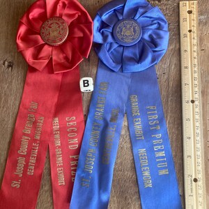 Vintage County Fair Awards Banners and Ribbons - Etsy