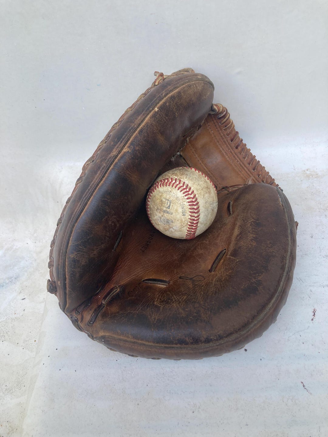 Vintage Rawlings Fastback Catchers Glove Pro Design Johnny Bench ...