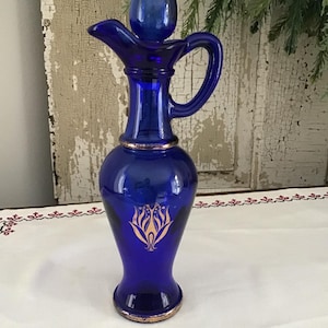 Vintage Avon Cobalt Blue Bath Decanter/urn. 1970’s - Etsy