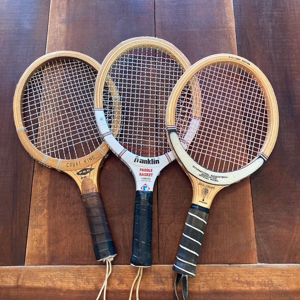 Wood Tennis Racket - Etsy