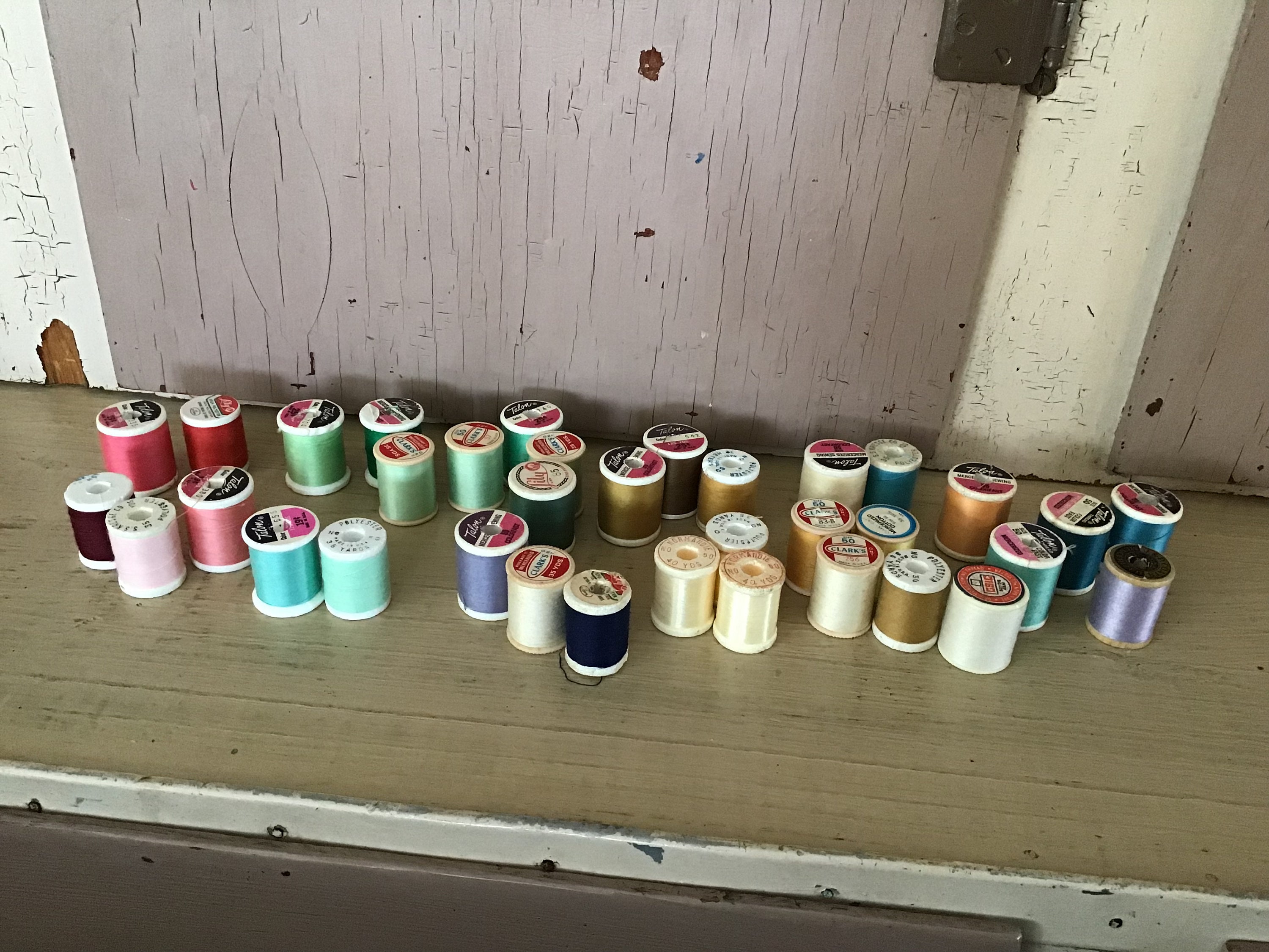 Vintage Styrofoam and Plastic Thread Spools - Etsy