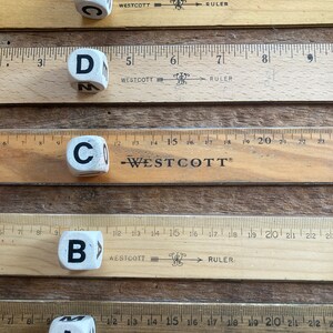 Westcott 12 Wooden Ruler Antique 2 Sided - Etsy