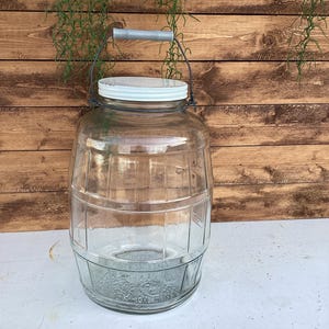 Vintage Pickle Jar With Handle - Etsy