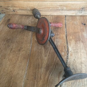 Vintage Hand Crank Drill - Etsy