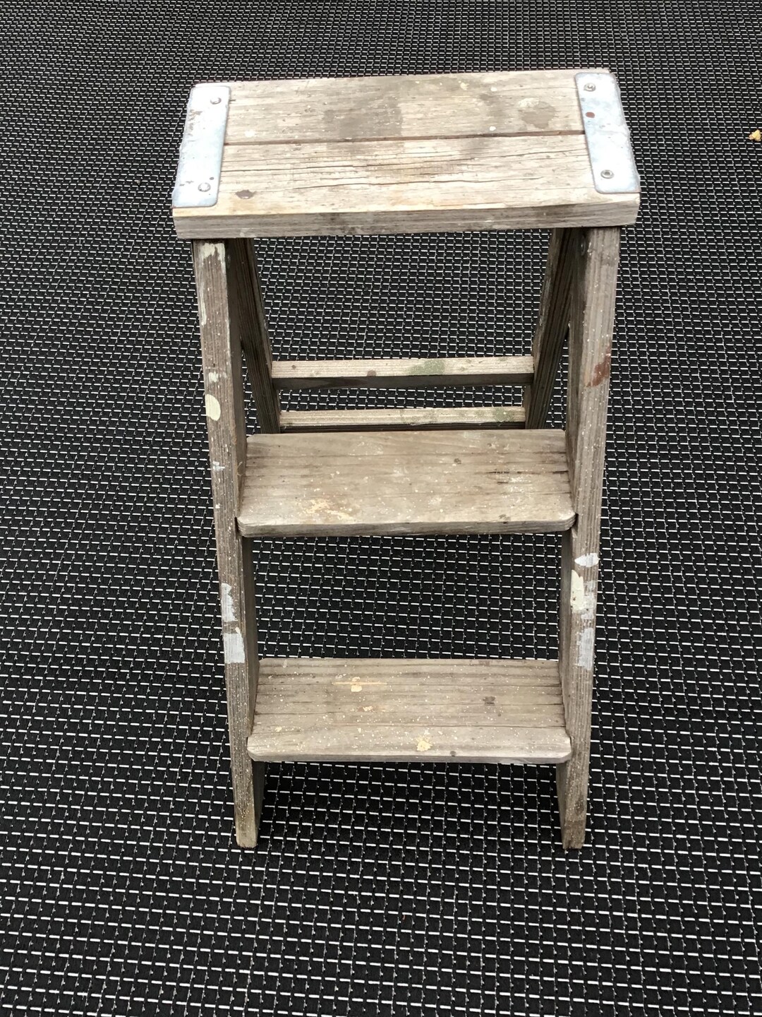 Vintage 2 Step Wooden Ladder - Etsy