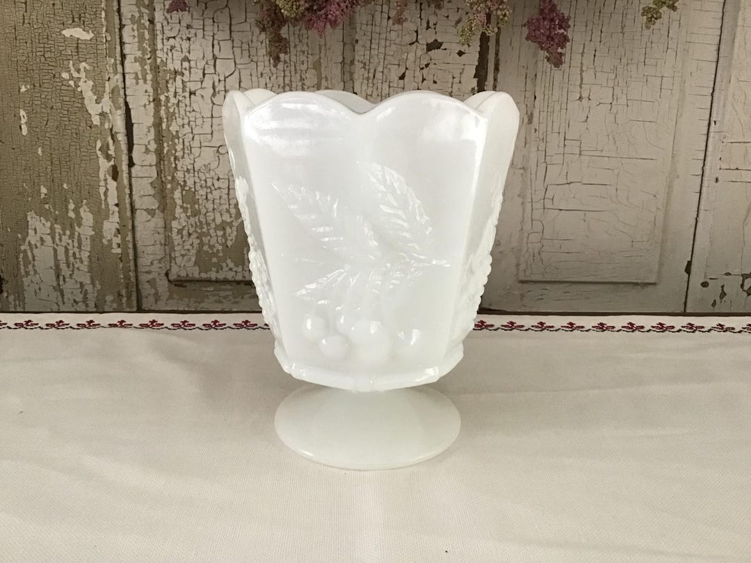 Vintage Napco Milk Glass Vase/planter 1186, Cleveland Ohio USA - Etsy