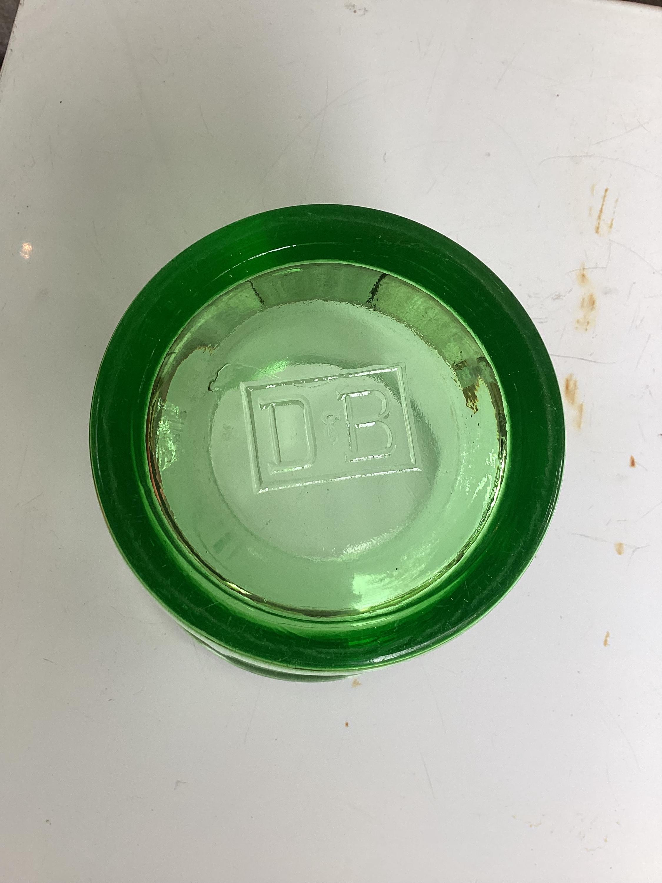 Vintage D&B Green Depression Glass Measuring Cup. One Quart. - Etsy
