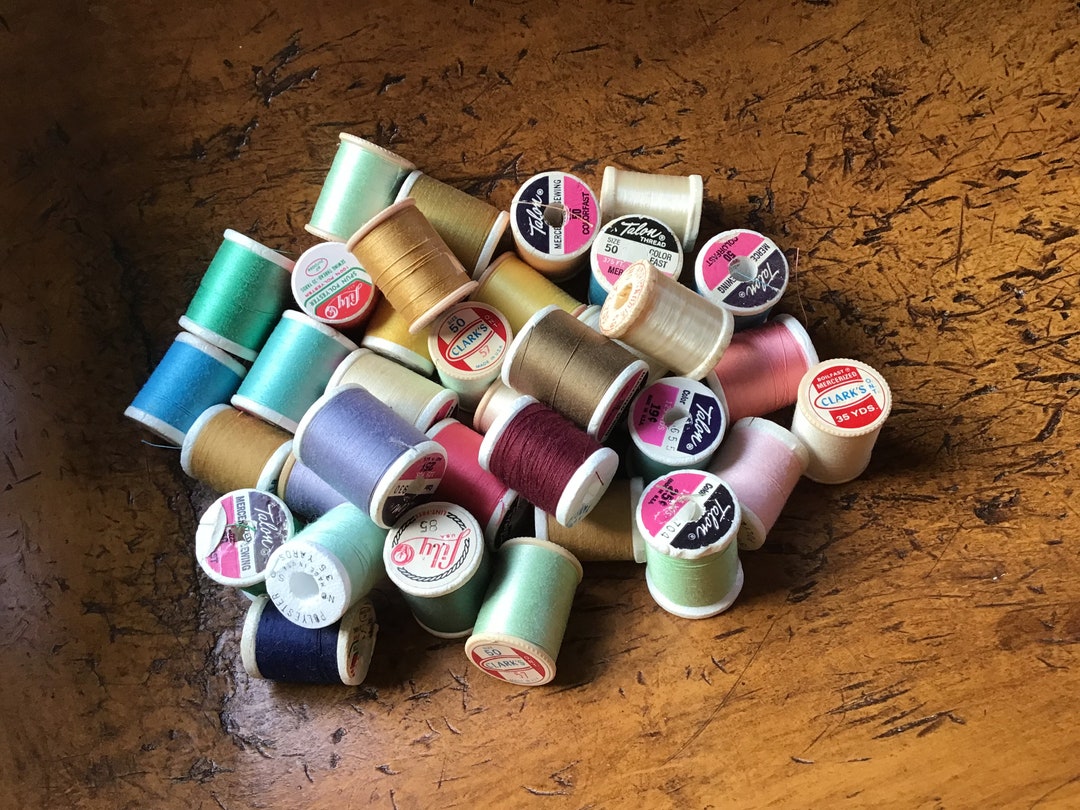 Vintage Styrofoam and Plastic Thread Spools - Etsy