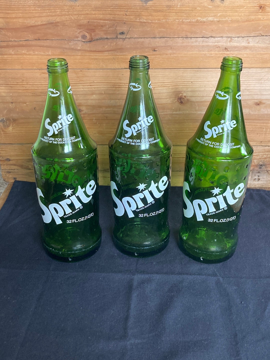 Vintage 32 Oz. Glass Sprite Bottle National Monument and Parks - Etsy