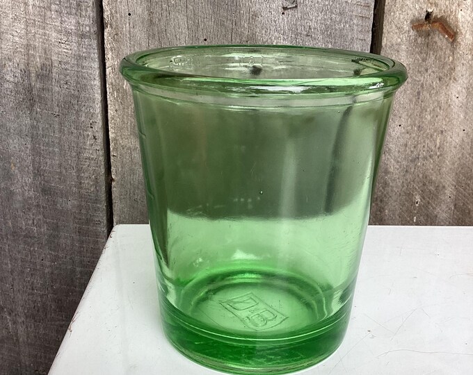 Vintage D&B Green Depression Glass Measuring Cup. One Quart. - Etsy