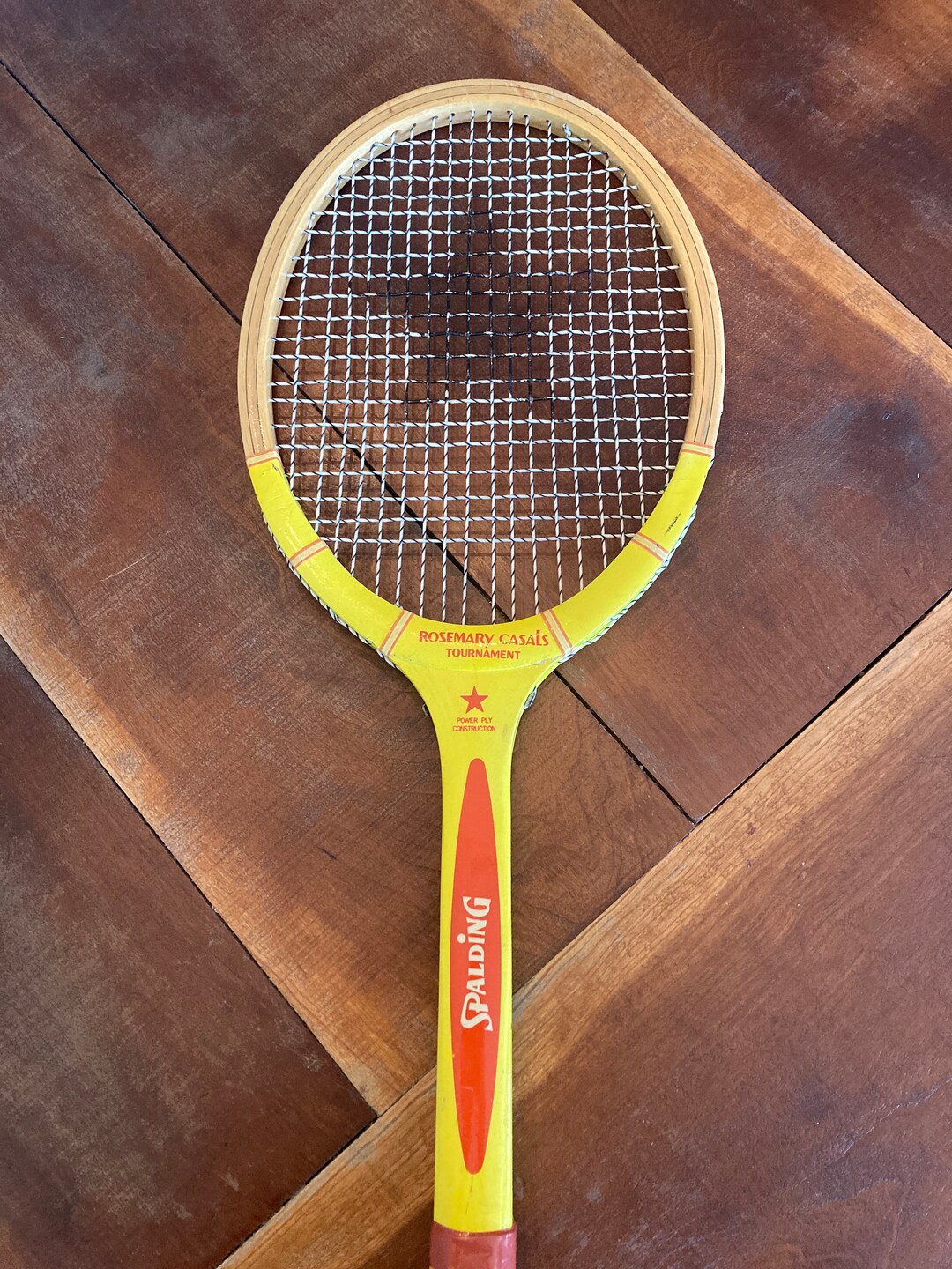 Spalding Rosemary Casals Tournament Wooden Tennis Racket - Etsy